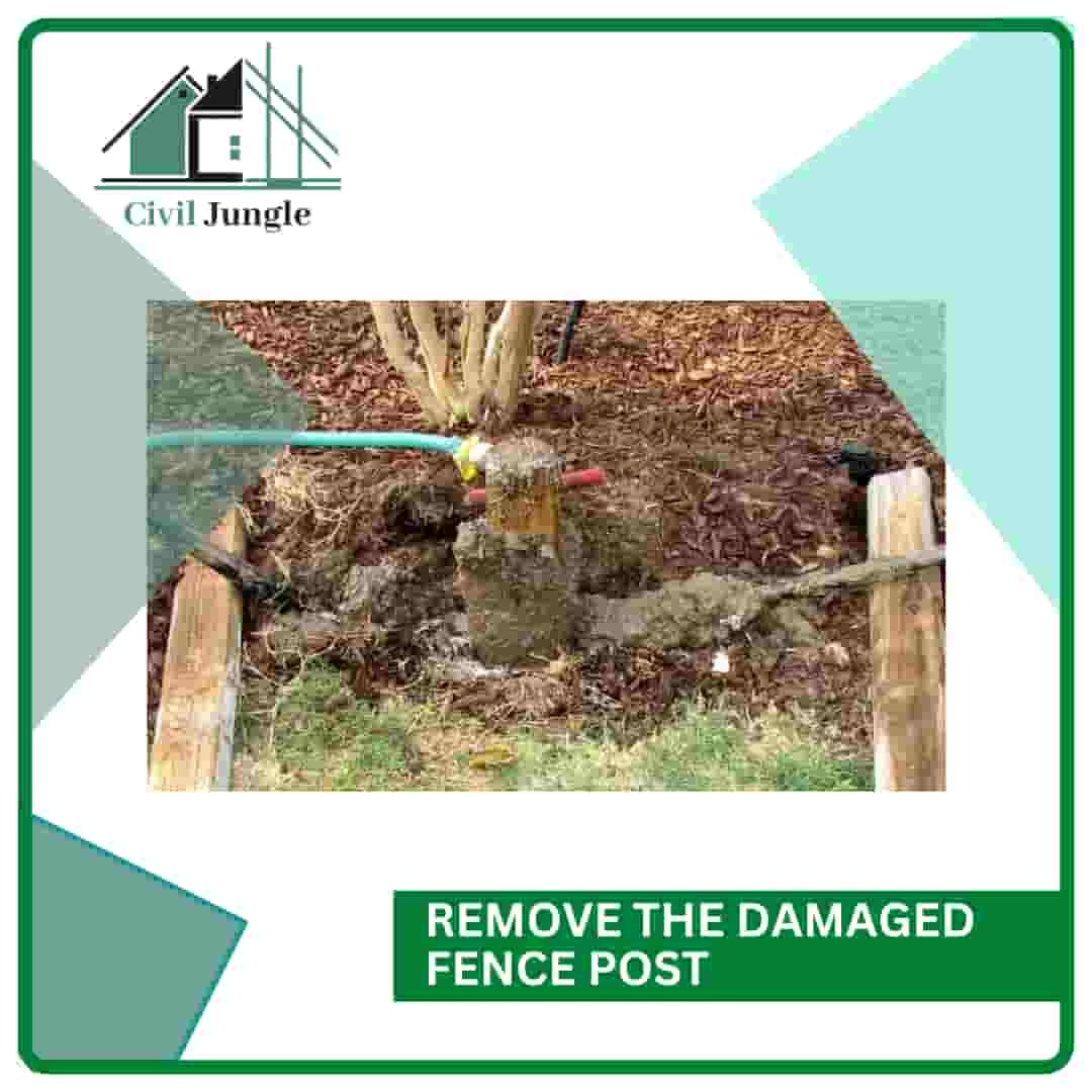 How to Replace A Fence Post Without Removing Concrete? - Civil Jungle