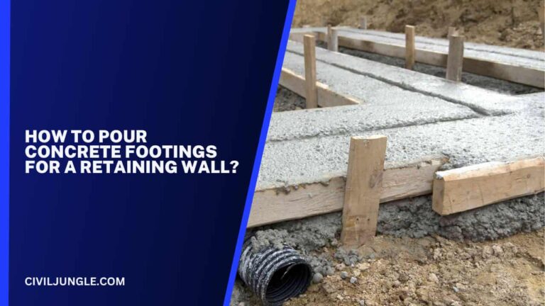 Pouring Concrete Footings for Retaining Walls: Steps, Measurements, and ...