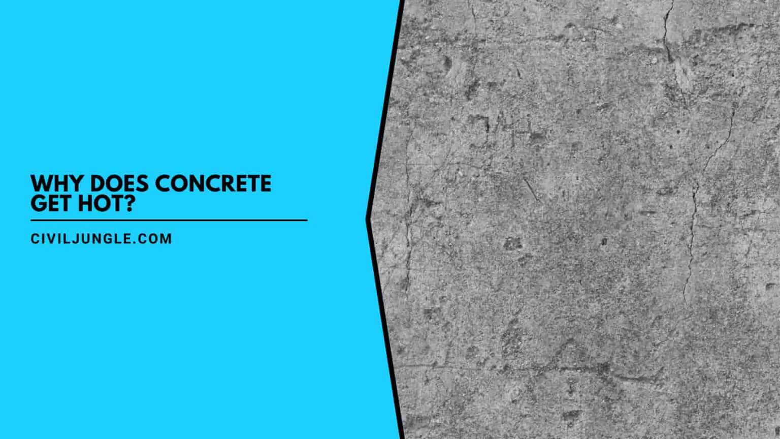 Why Concrete Gets Hot: The Effects of Sunlight, Curing, and ...